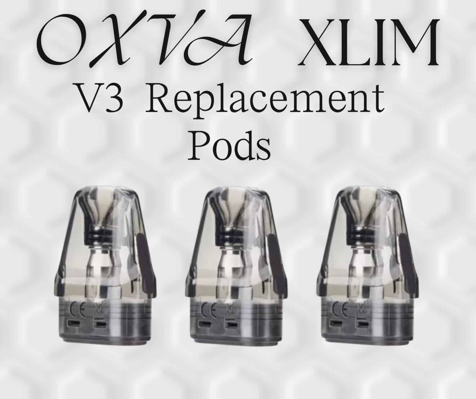 OXVA Xlim V3 Replacement Pods 3pcs - מיני שף
